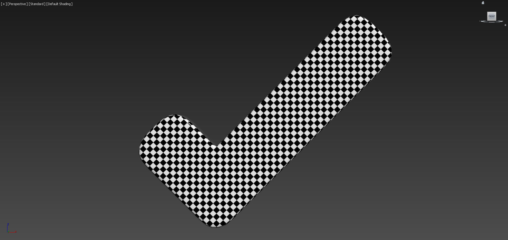 check mark symbol 3D model | CGTrader