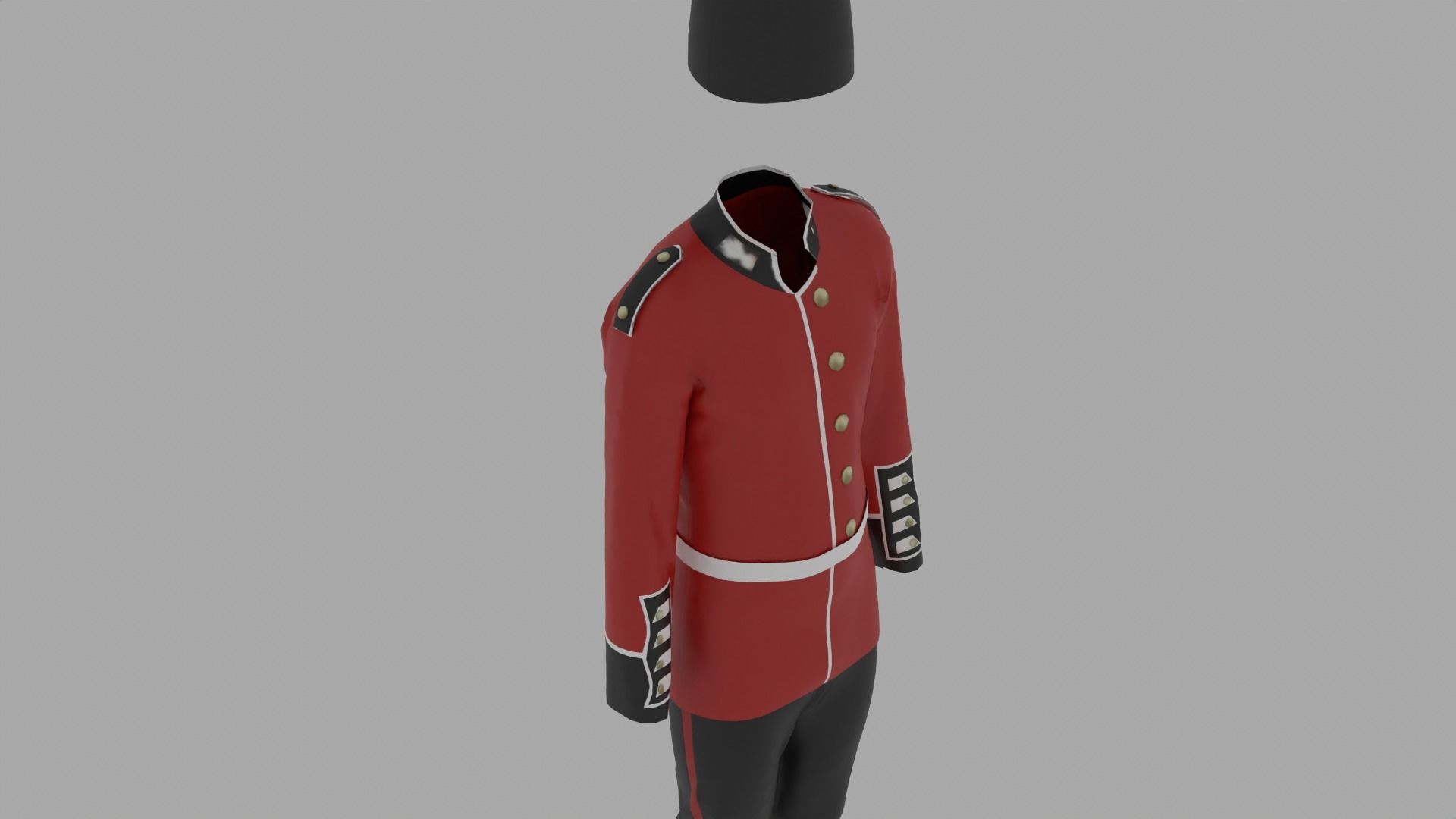 3D model King Guard Costume VR / AR / low-poly | CGTrader