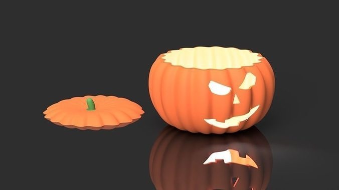 Halloween Pumpkin 2022 3D model 3D printable | CGTrader