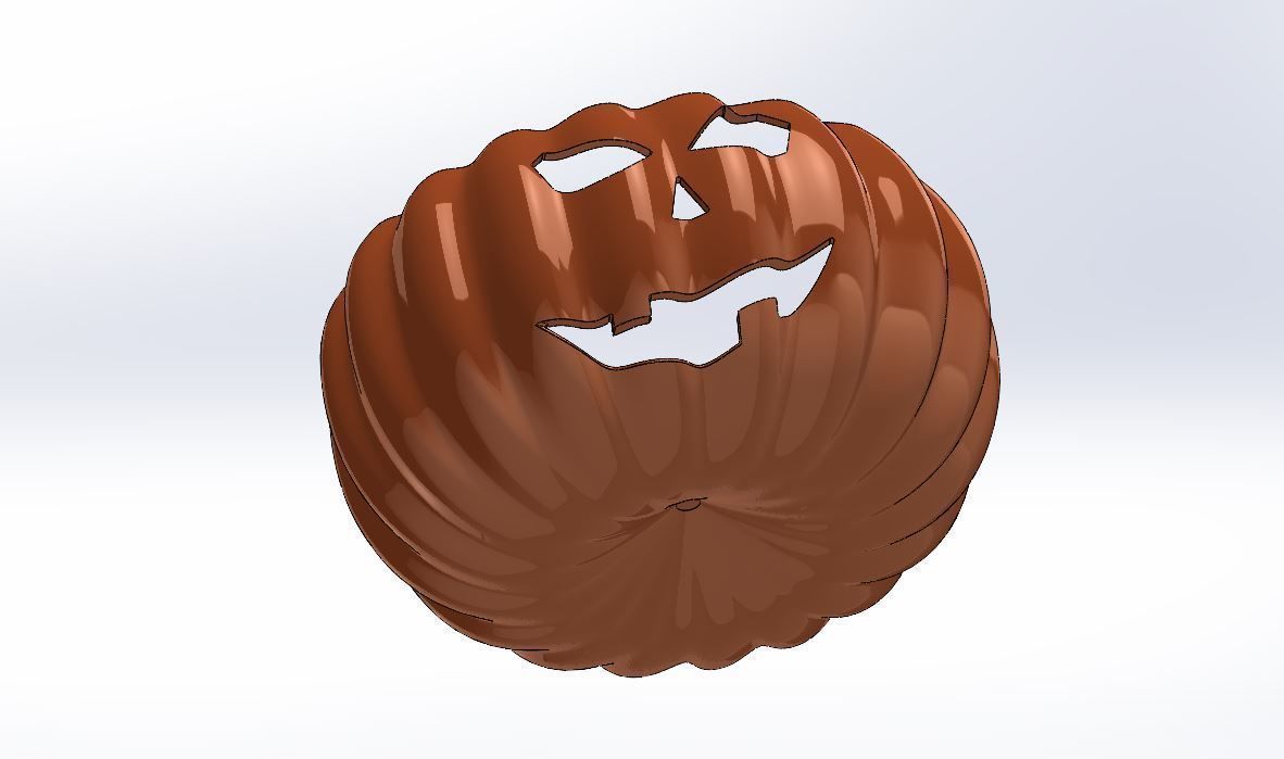 Halloween Pumpkin 2022 3D model 3D printable | CGTrader