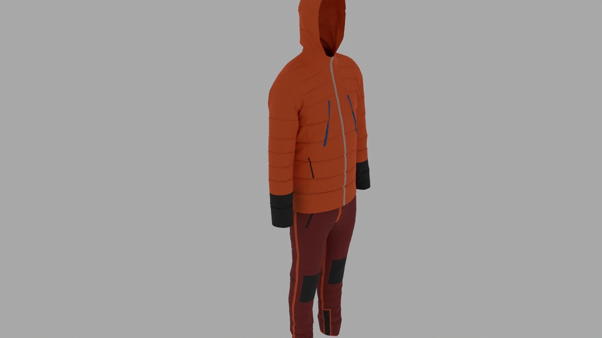 3D model Climber Outfit VR / AR / low-poly | CGTrader