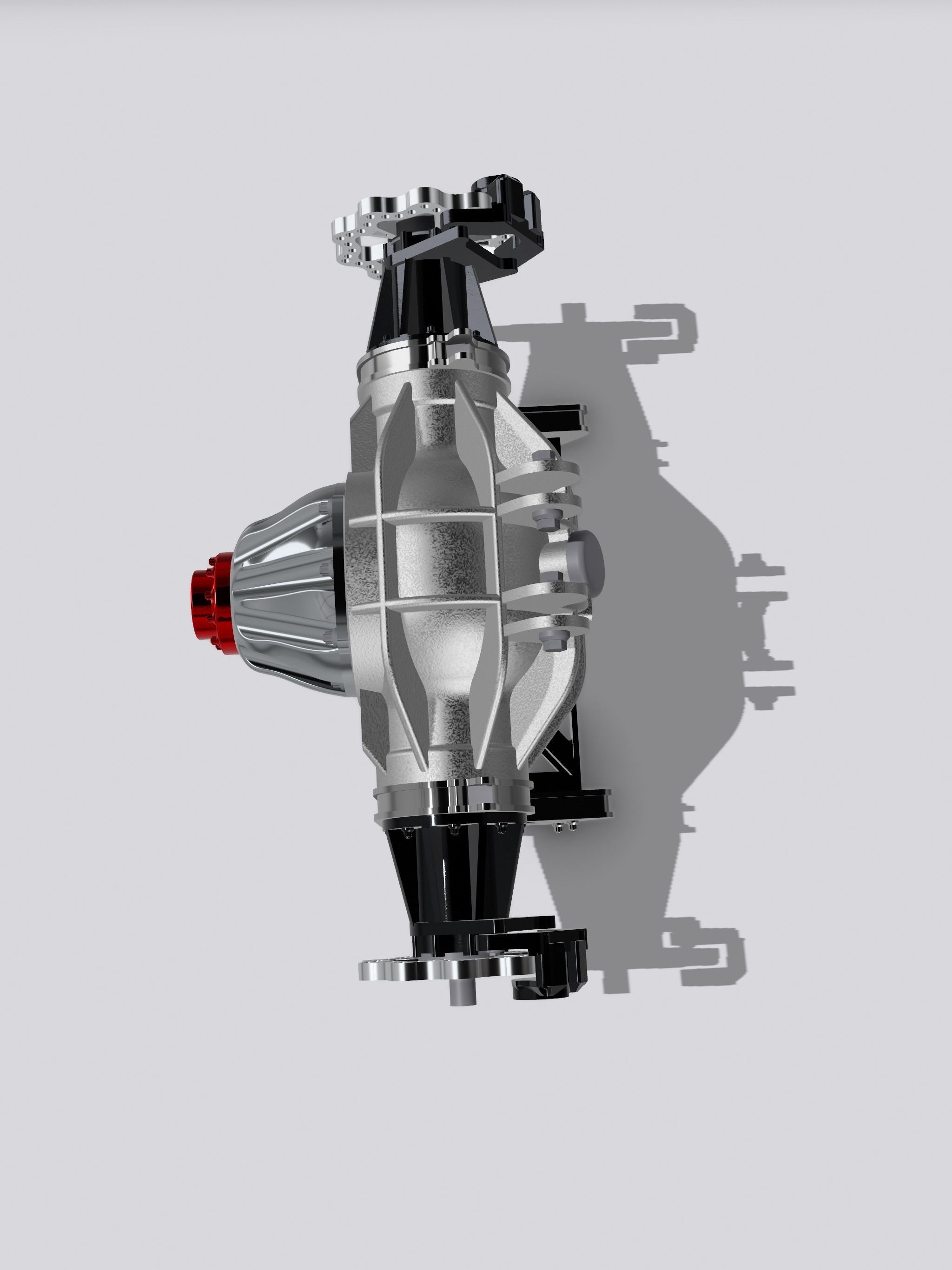 FUNNY CAR Rear End Differential N Brakes 3D model 3D printable | CGTrader