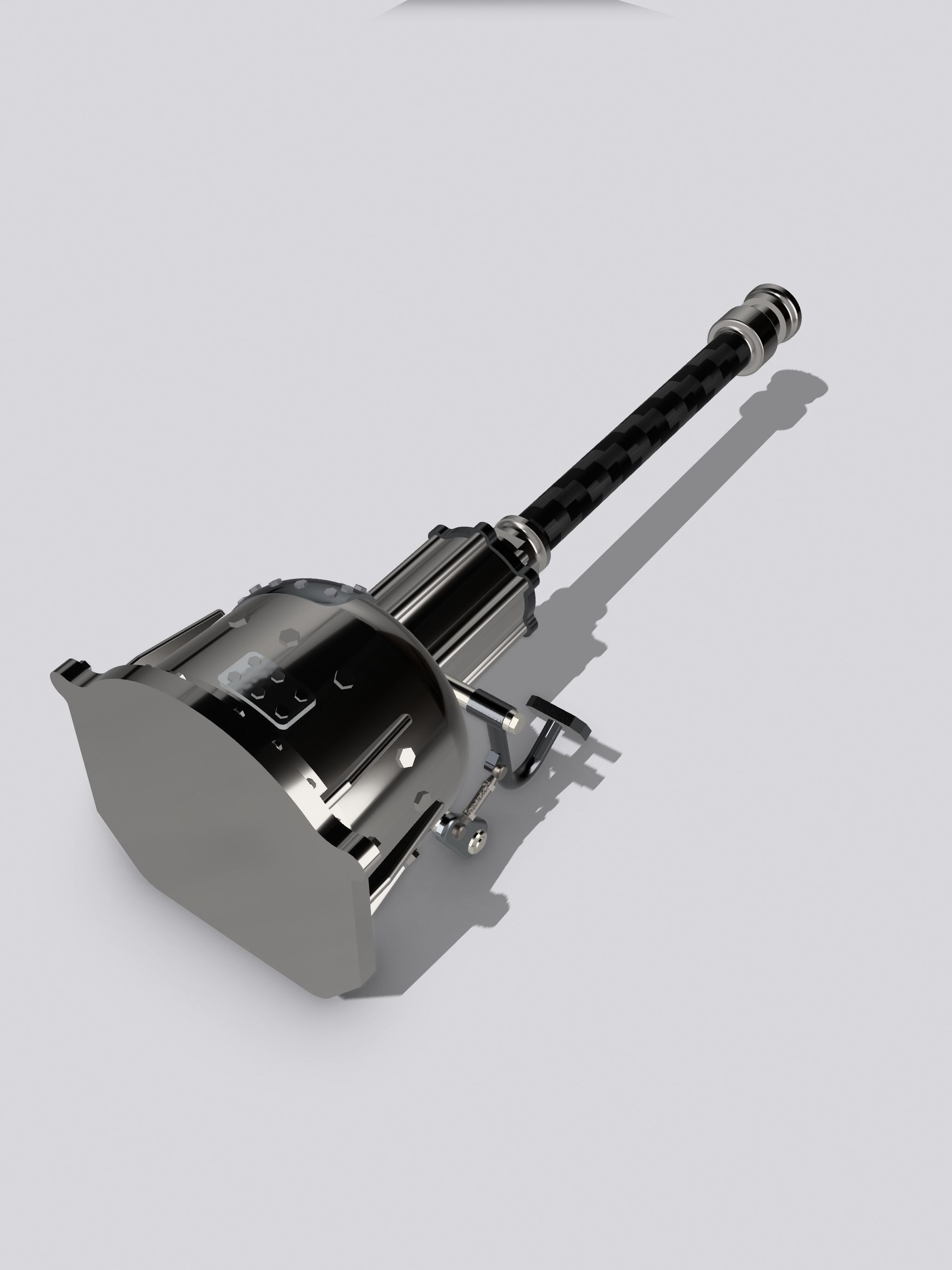 FUNNY CAR TOP FUEL Bellhousing N Clutch N Driveshaft 3D model 3D ...