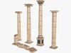 3D model Columns Modular 03 VR / AR / low-poly | CGTrader