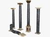 3D model Columns Modular 01 VR / AR / low-poly | CGTrader