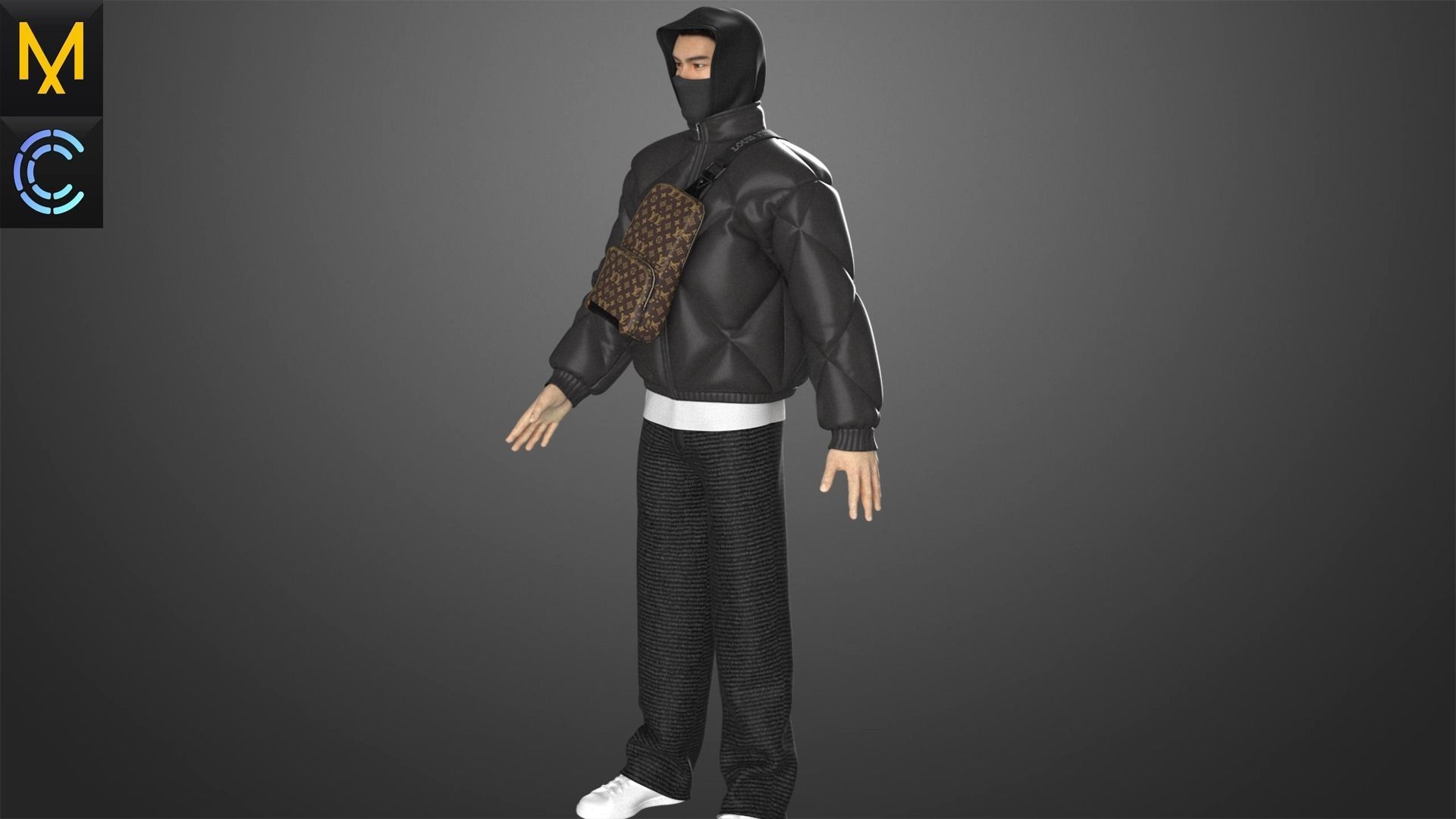 Streetwear Male OBJ mtl FBX ZPRJ 3D model | CGTrader