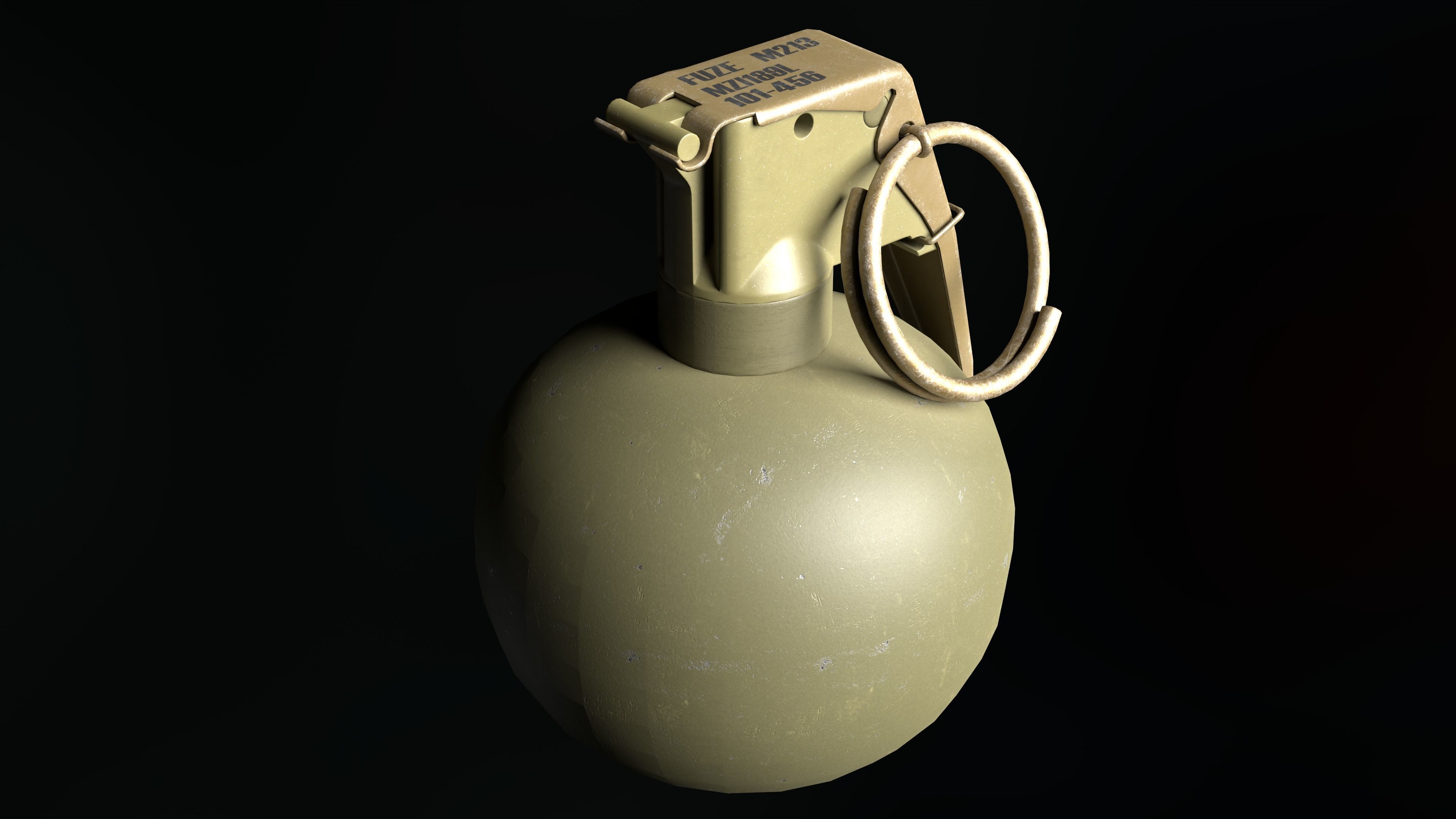 M67 Grenade free VR / AR / low-poly 3D model | CGTrader