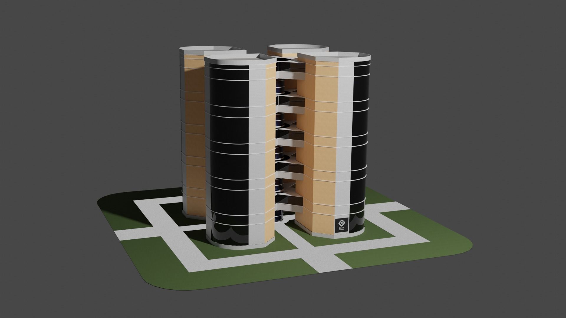 High Rise Office Space Building 3D model | CGTrader