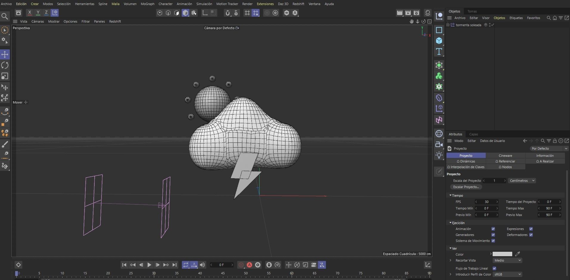 sunny storm 3D model | CGTrader