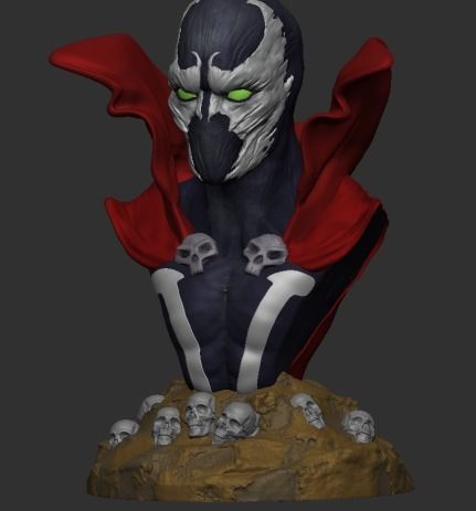 SPAWN FAN ART 3D model 3D printable | CGTrader
