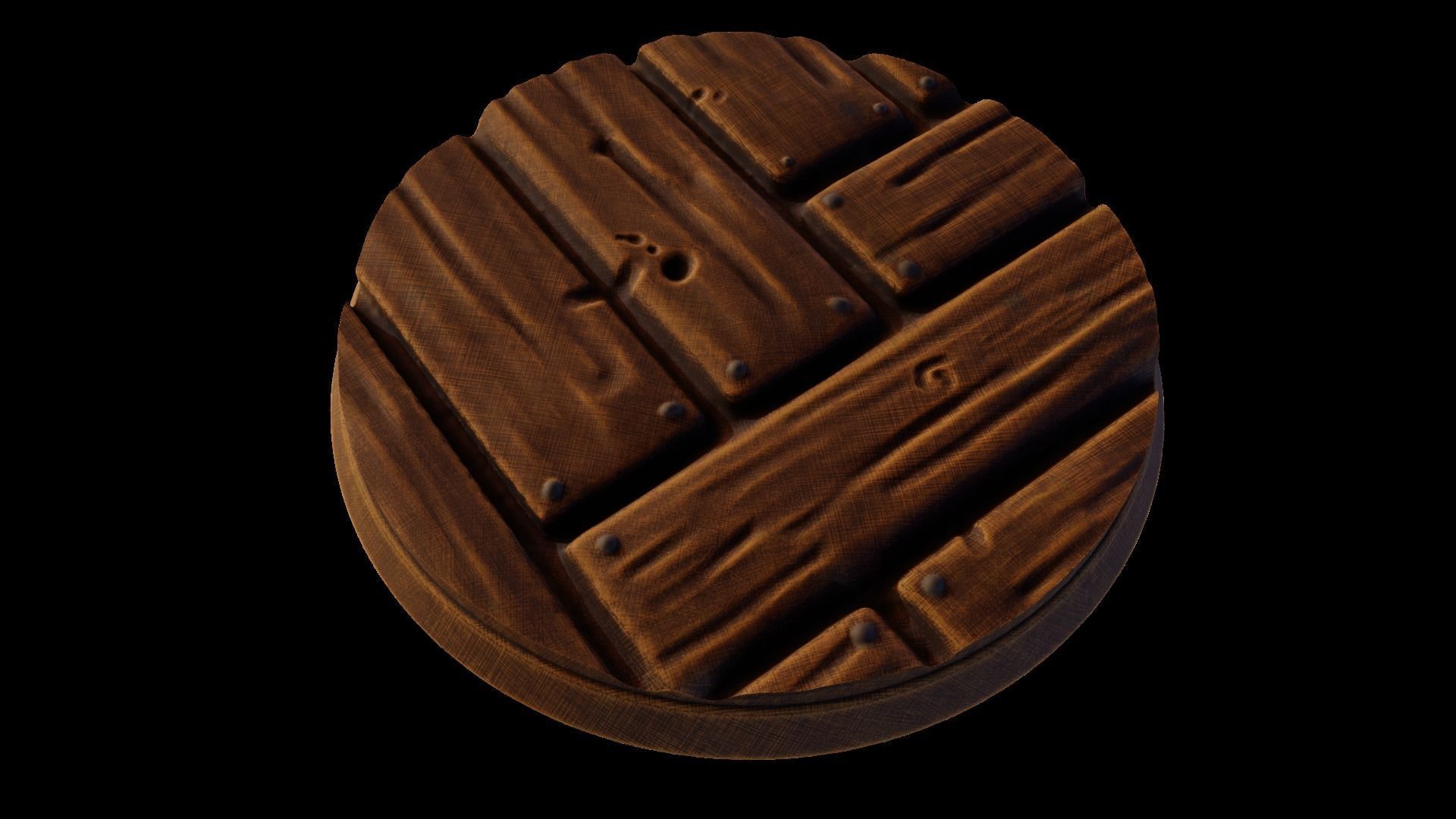 Wood Bases 3D model 3D printable | CGTrader