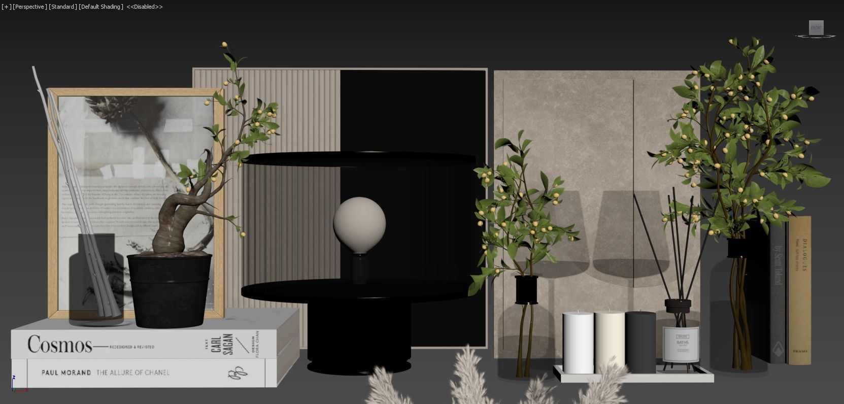 Decorative Set 096 3D model | CGTrader