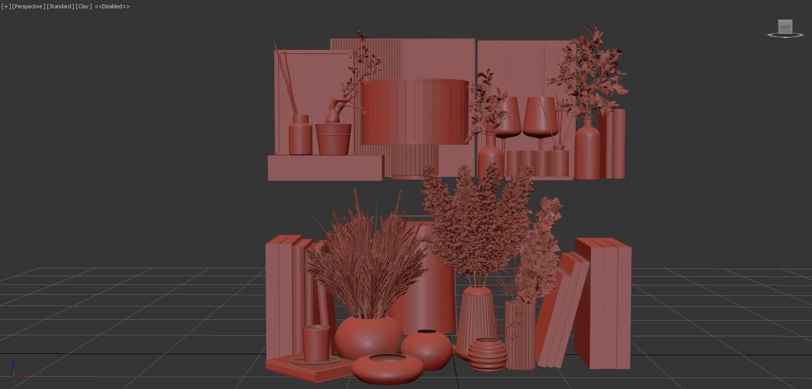 Decorative Set 096 3D model | CGTrader