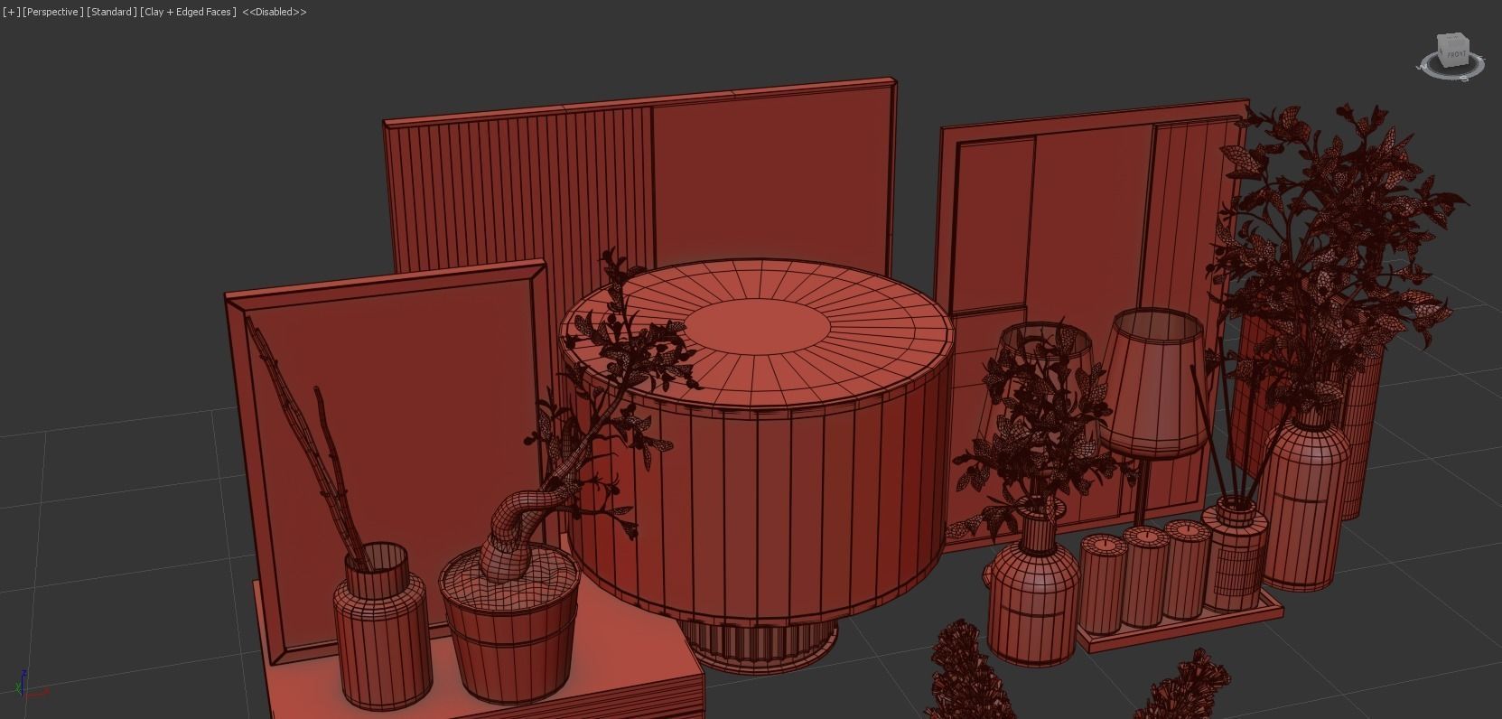 Decorative Set 096 3D model | CGTrader