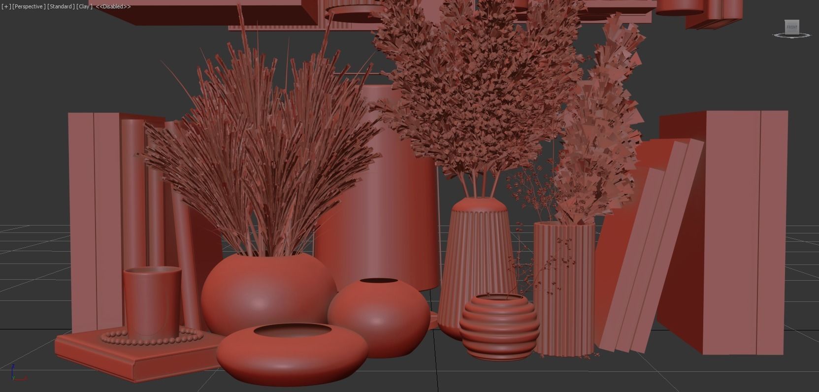 Decorative Set 096 3D model | CGTrader