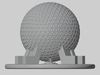 EPCOT BALL SPACESHIP EARTH MODEL 3D model 3D printable | CGTrader