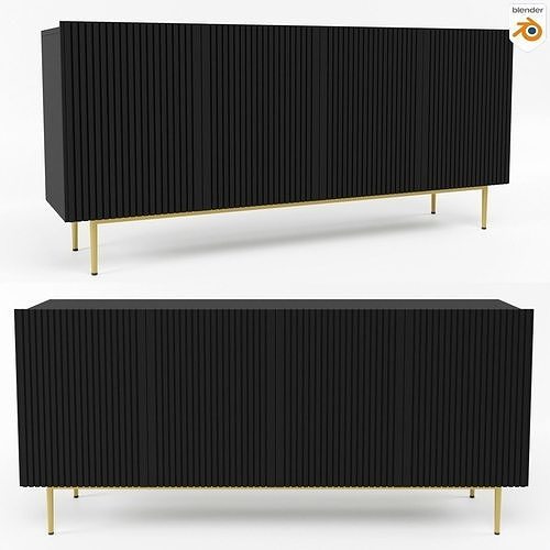 Sideboard free 3D model | CGTrader