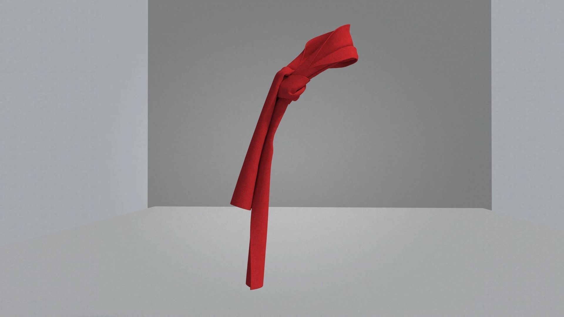 women red scarf 3D model rigged | CGTrader