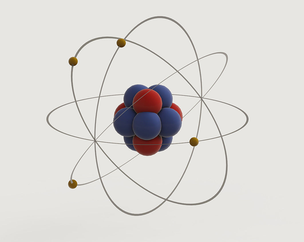 Rutherfords Atomic Model 3D model 3D printable | CGTrader