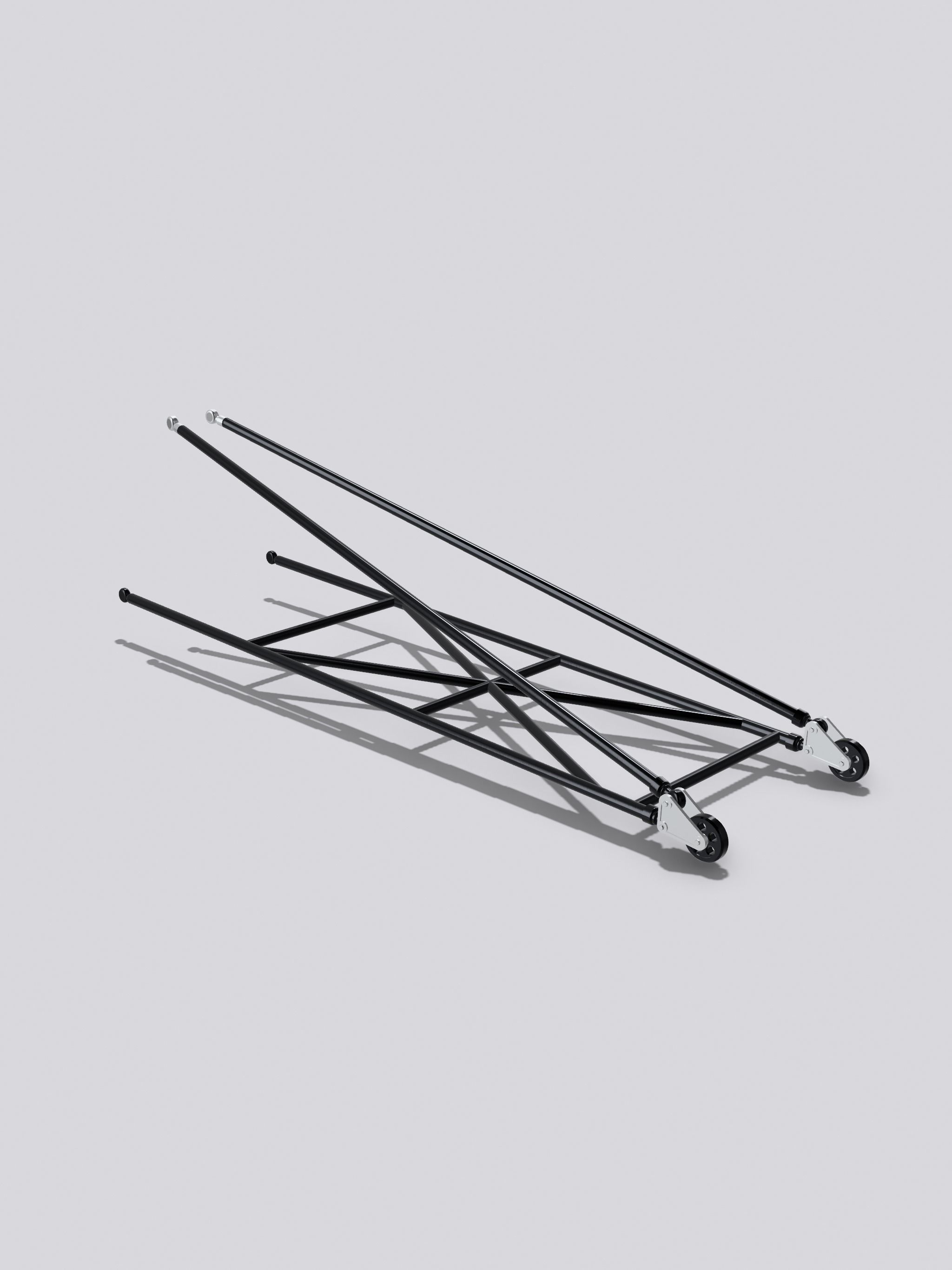 FUNNY CAR Wheelie Bars assembly 3D model 3D printable | CGTrader