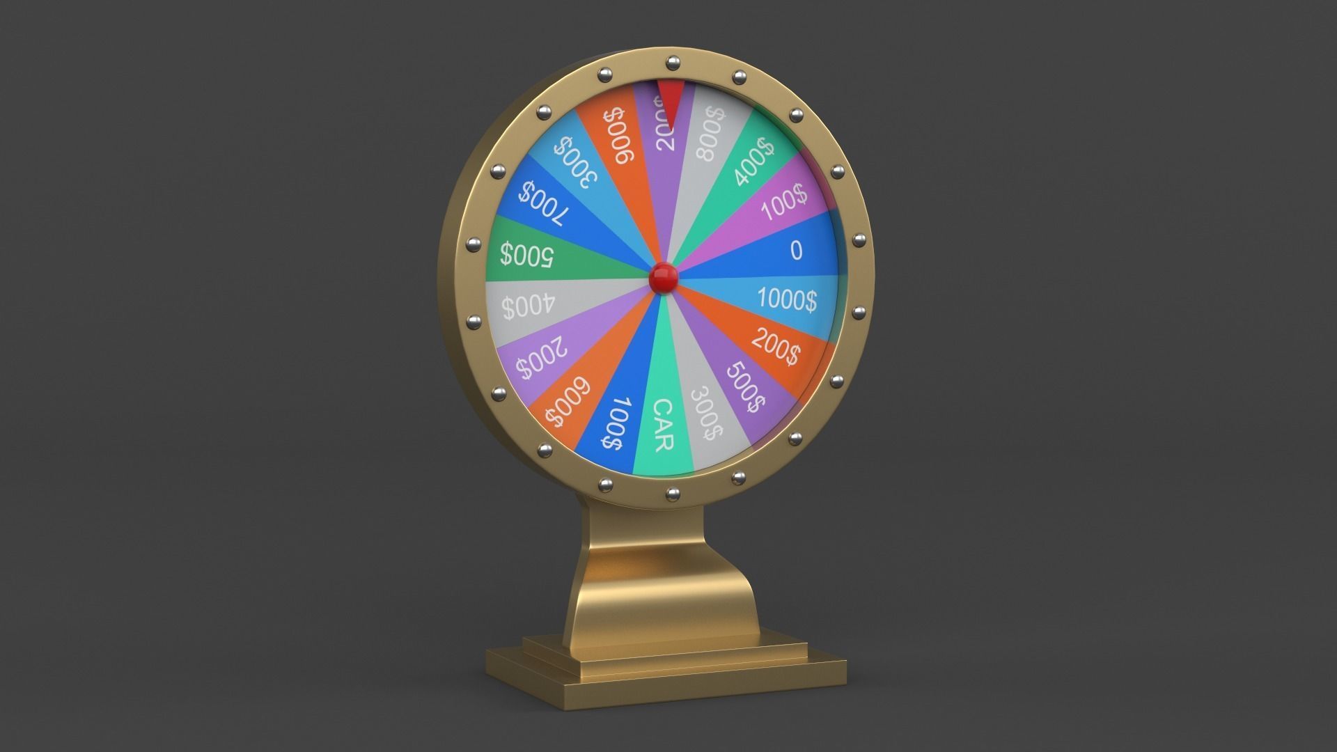 Wheel of Fortune 3D model | CGTrader