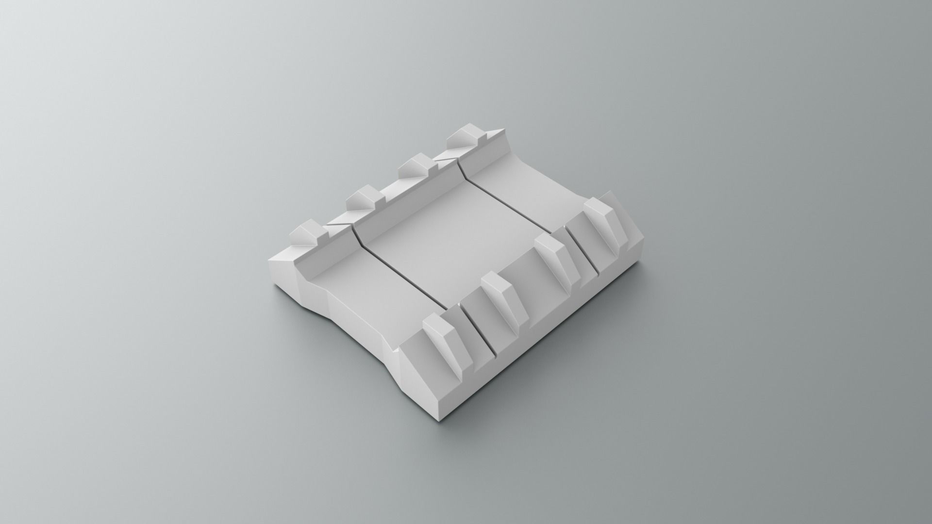 Scifi modular Wall piece 3D model | CGTrader