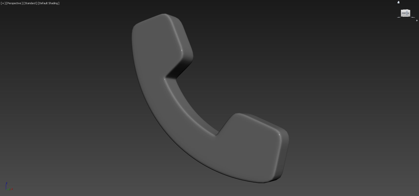 Phone icon 3D model | CGTrader