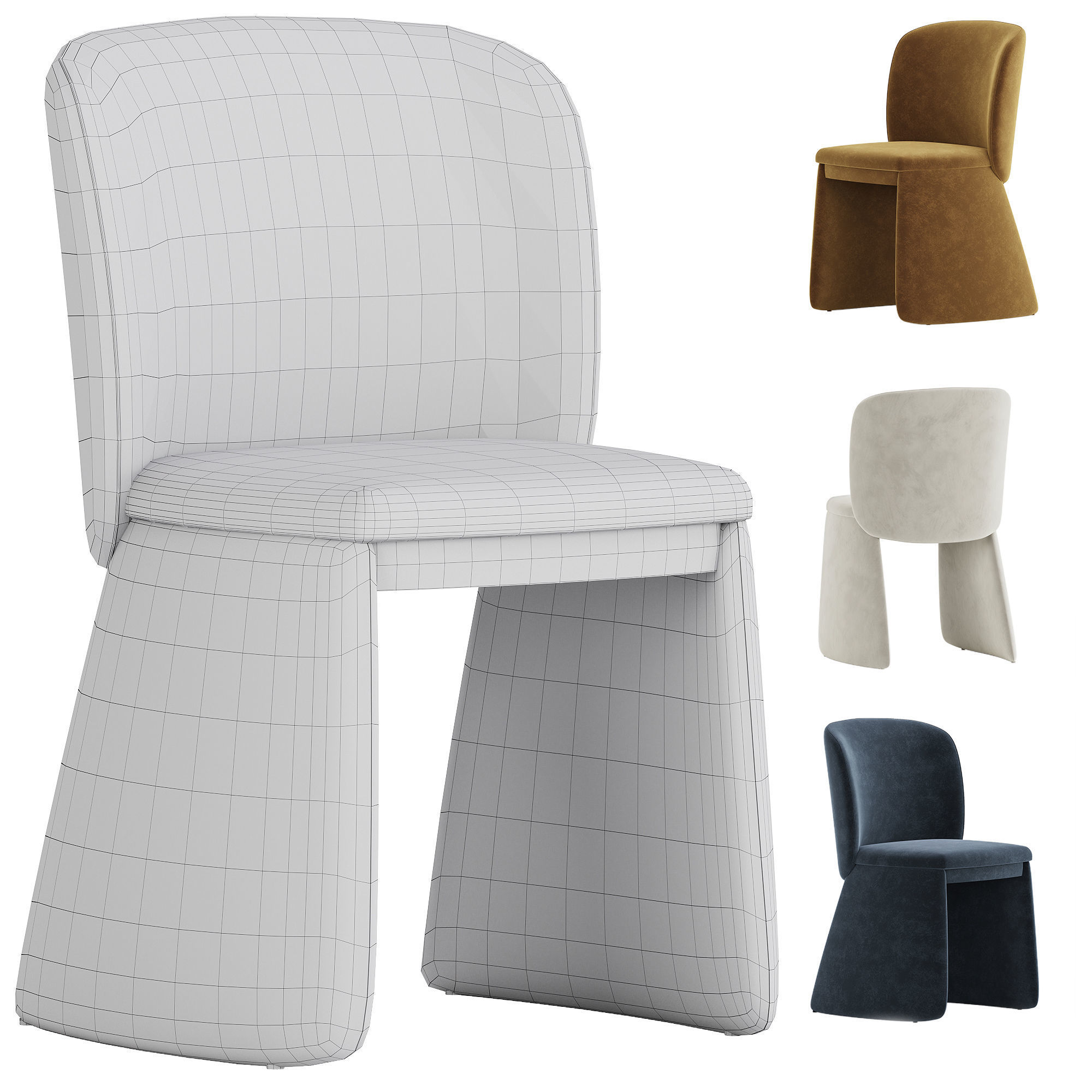 Evie Chair 3D model | CGTrader
