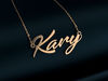 Name necklace Kary 3D model 3D printable | CGTrader