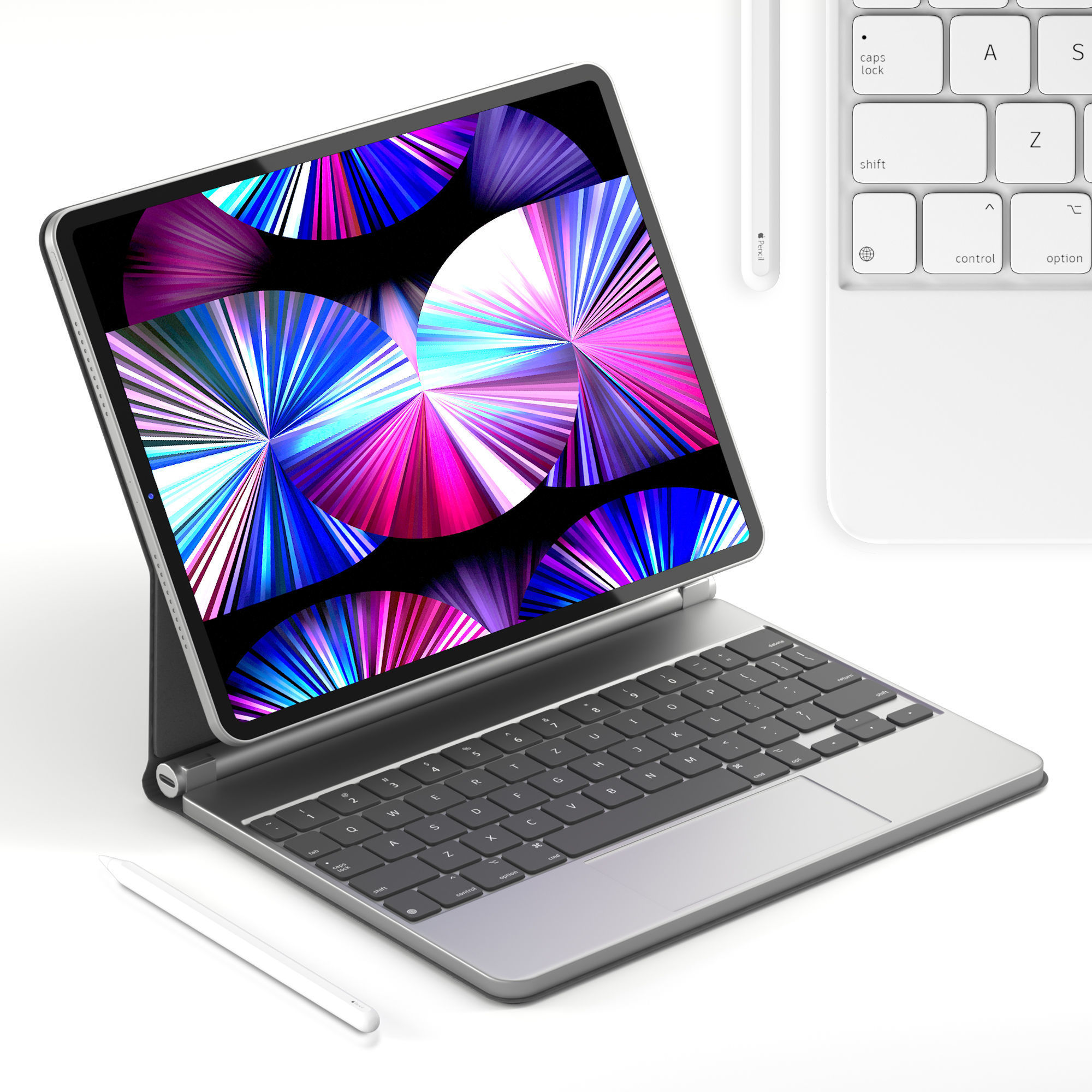 Apple iPad Pro Set 3D model | CGTrader