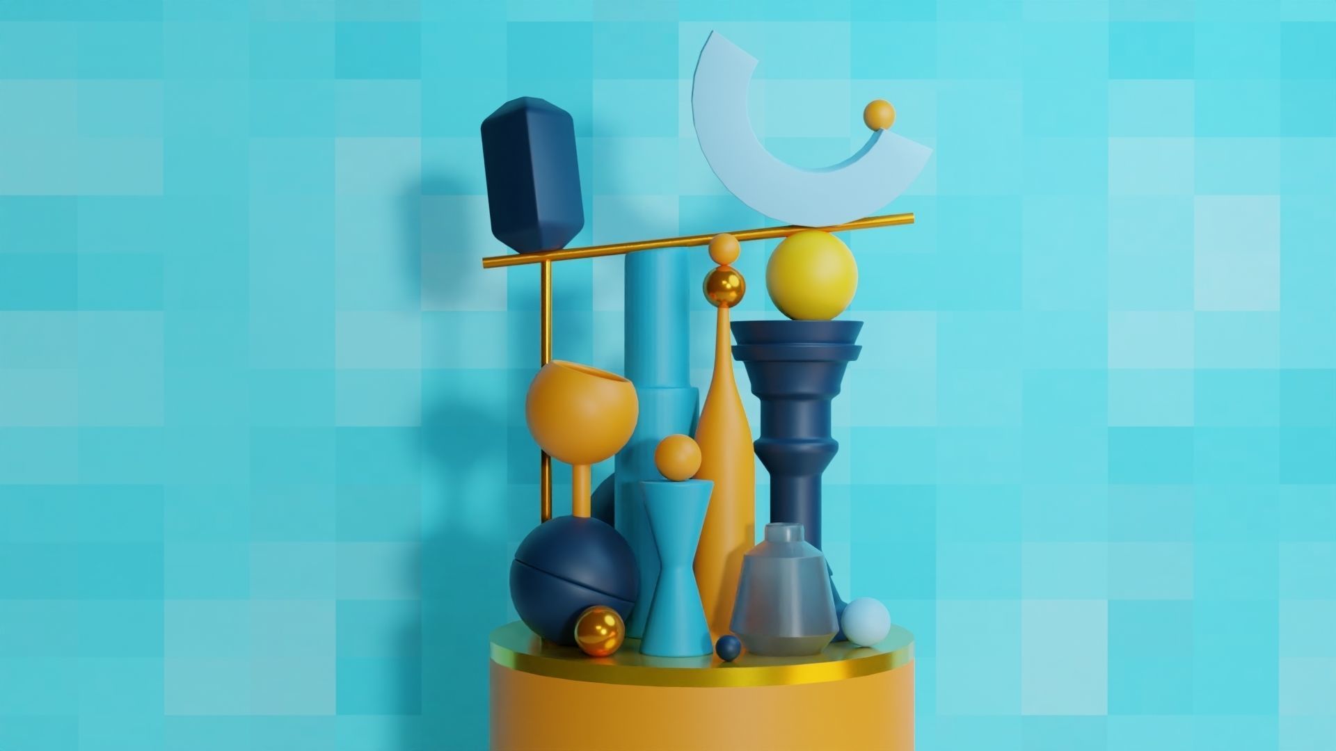 3D model Product Display Stand Podium - 3D Model VR / AR / low-poly ...