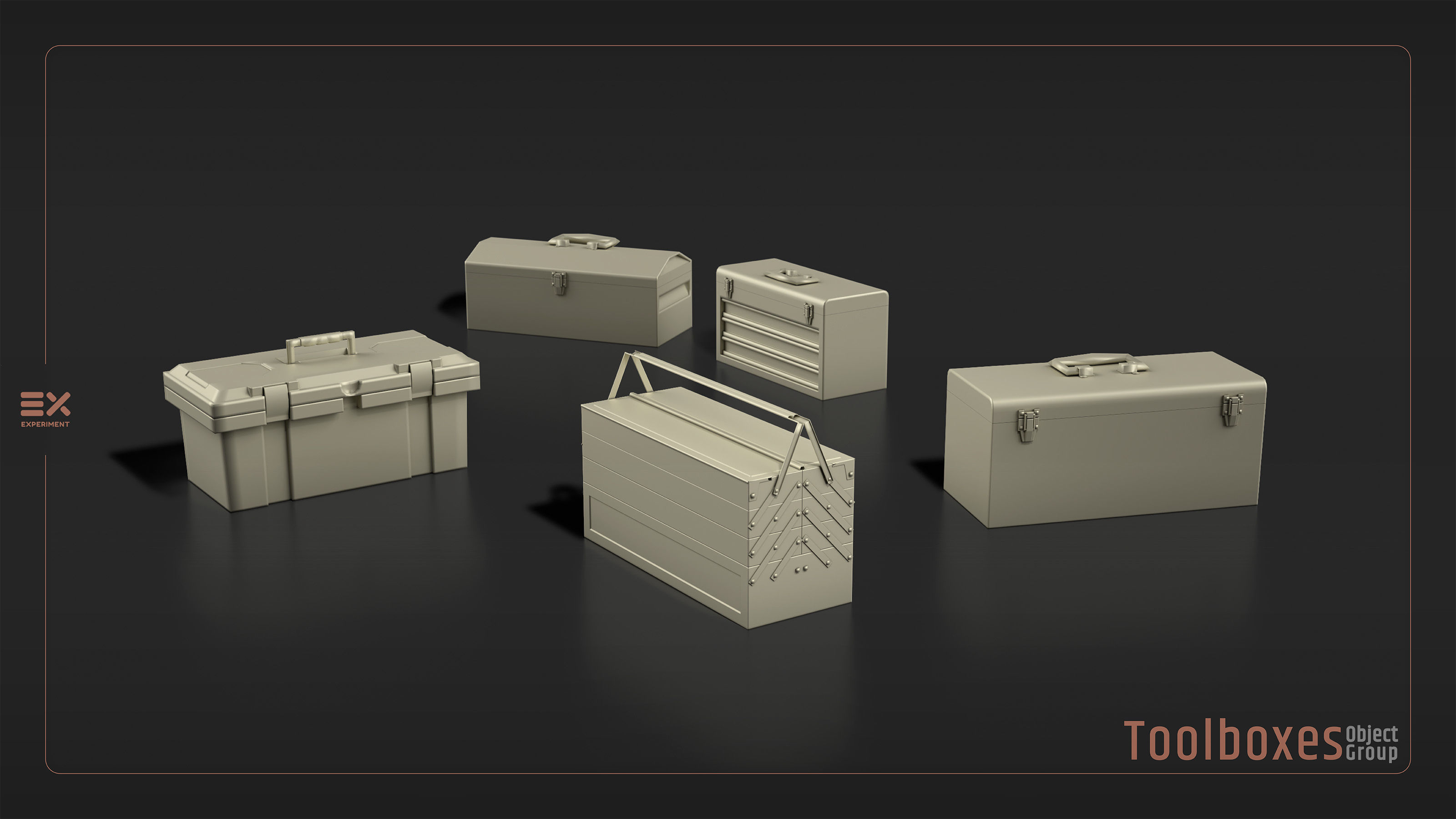 3D model 101 Warehouse Props VR / AR / low-poly | CGTrader