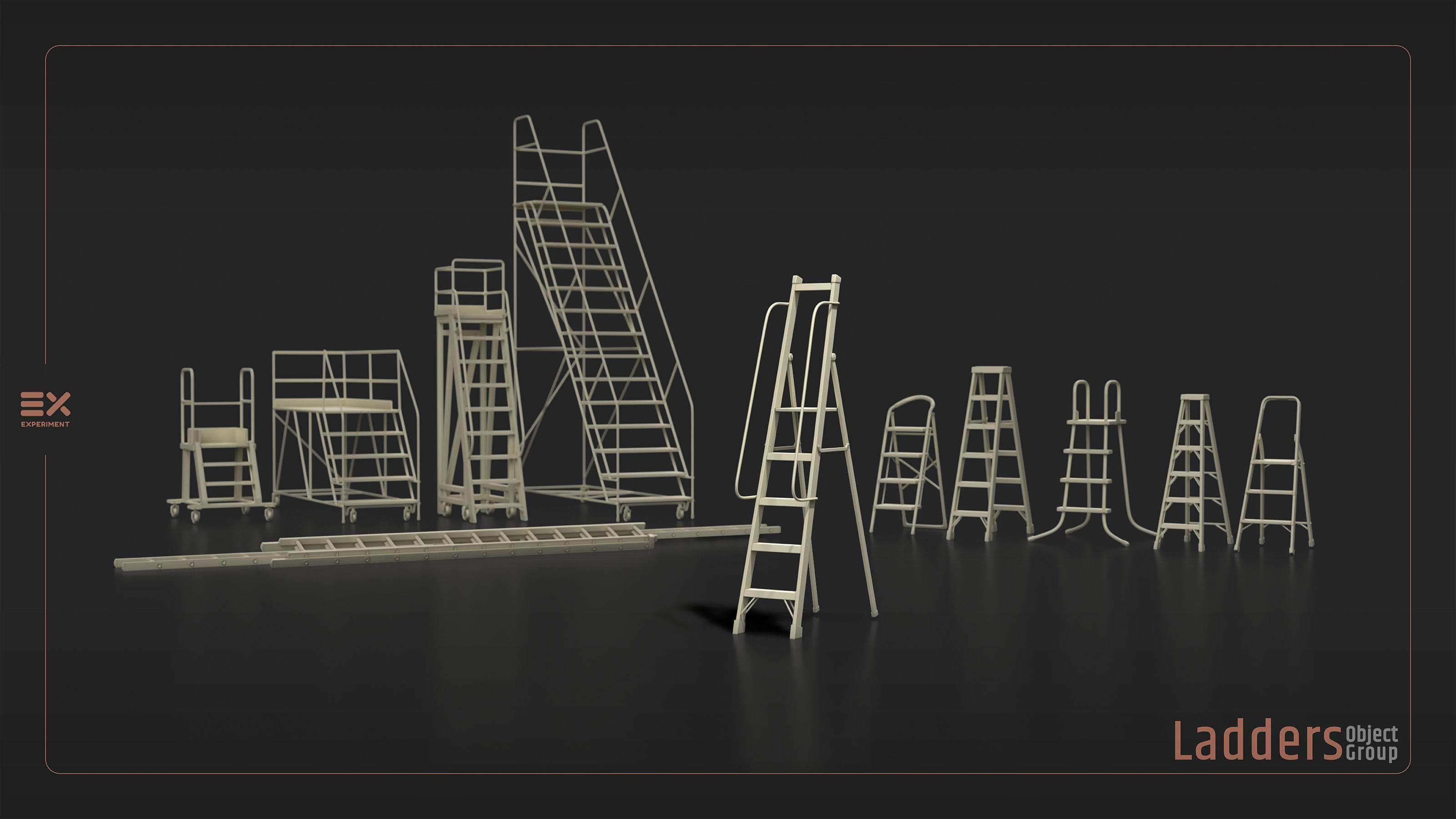 3D model 101 Warehouse Props VR / AR / low-poly | CGTrader