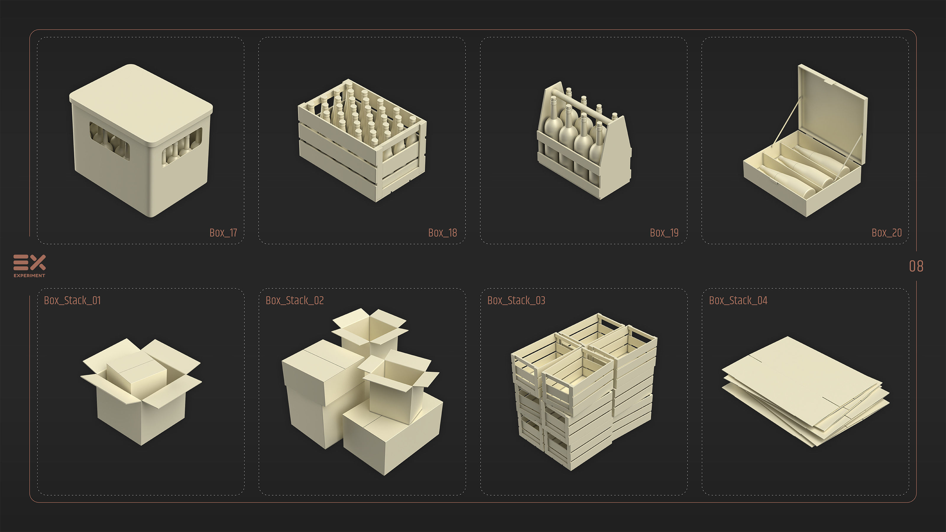 3D model 101 Warehouse Props VR / AR / low-poly | CGTrader
