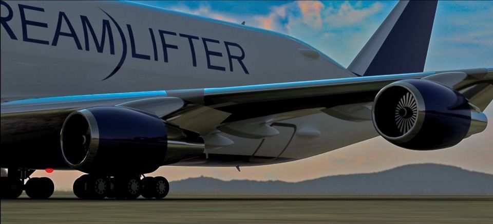 Boeing 747-400 DreamLifter Table Top 3D printable Aircraft Model 3D ...