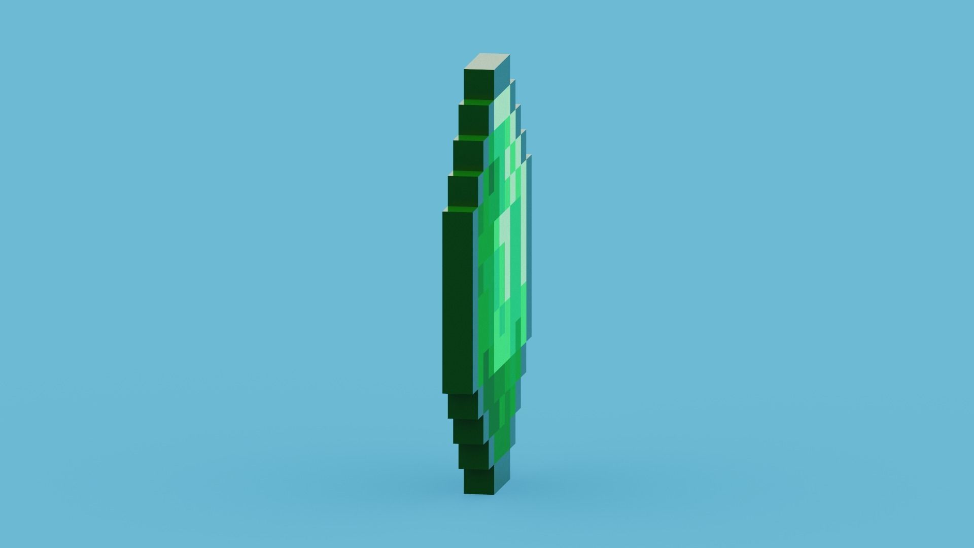 3D model Minecraft Emerald VR / AR / low-poly | CGTrader