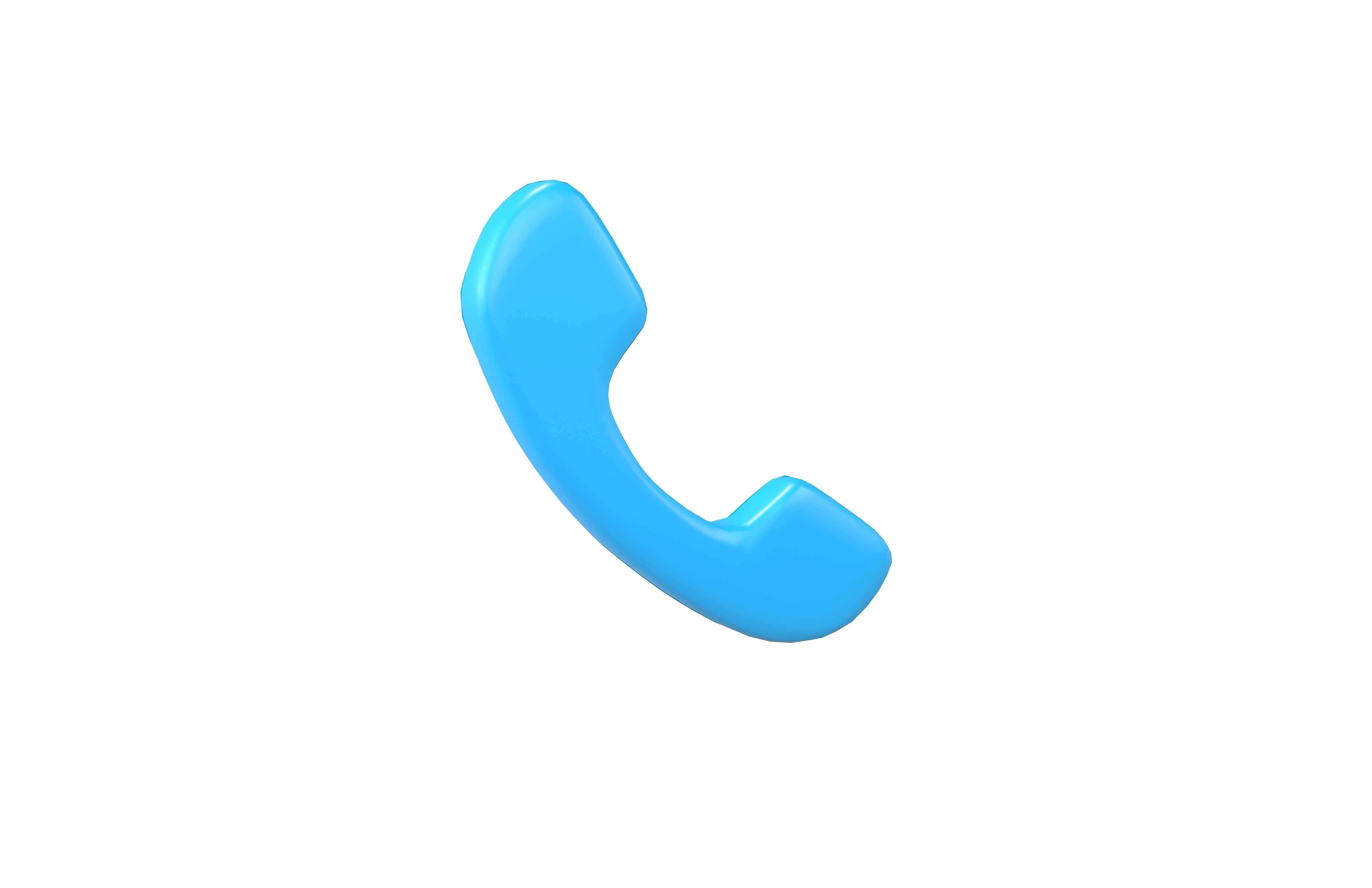 3D model Phone Symbol v1 003 VR / AR / low-poly | CGTrader