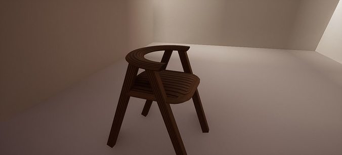 3D model modern sitting chair VR / AR / low-poly | CGTrader