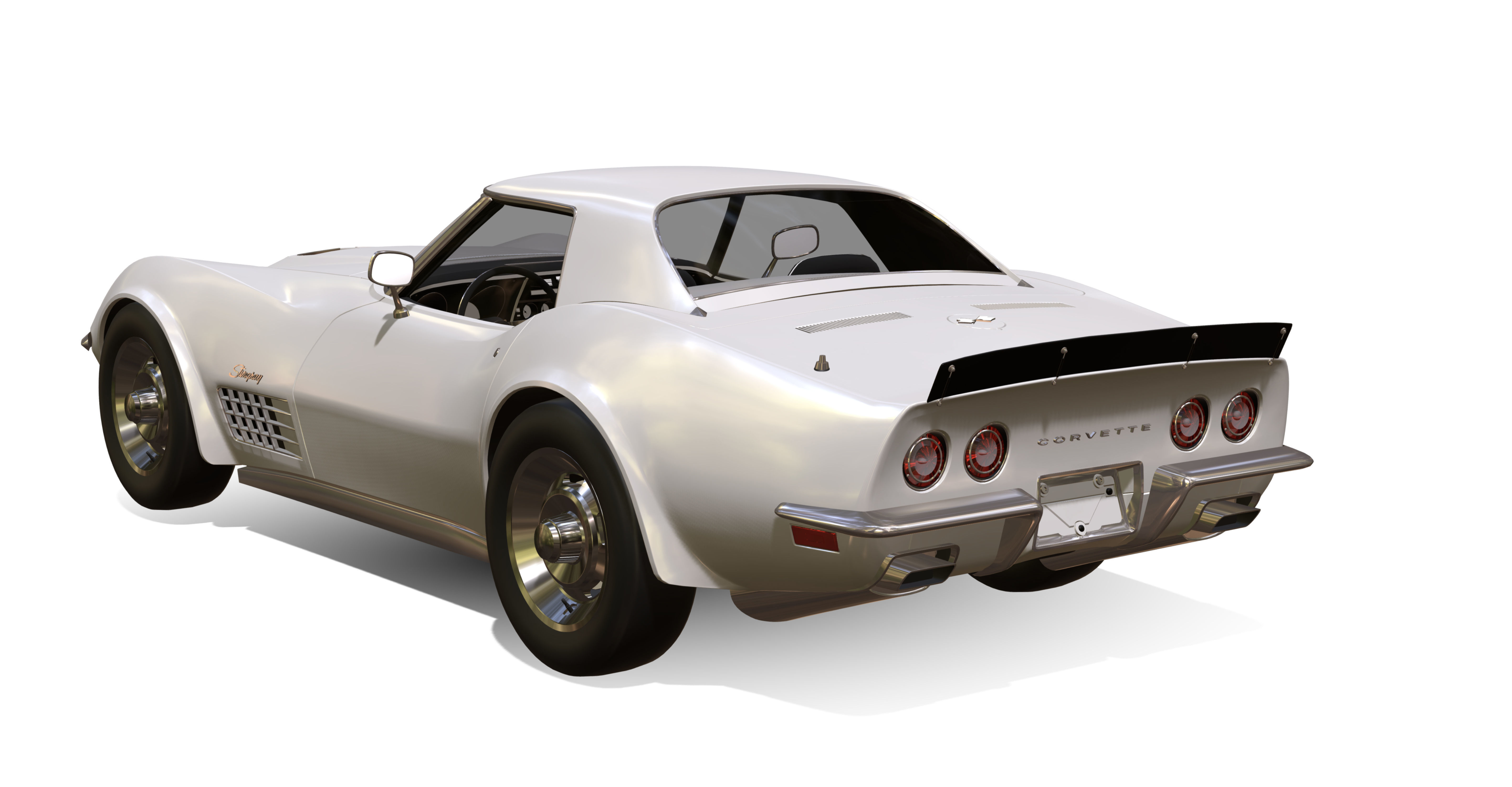 Chevrolet Corvette C3 Stingray - 1968-1982 3D model | CGTrader