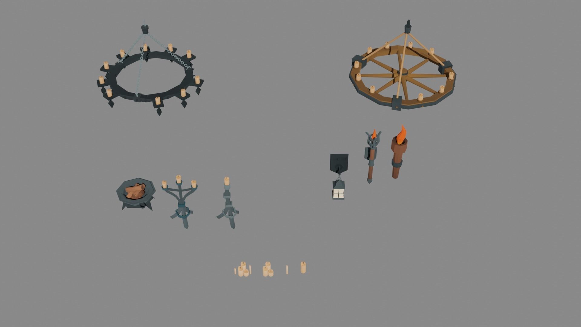 3D model Dungeon Modular Assets VR / AR / low-poly | CGTrader