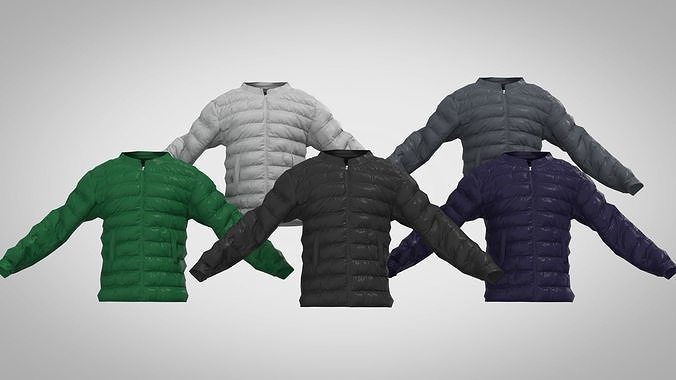3D model jacket VR / AR / low-poly | CGTrader