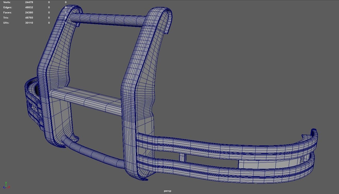 3D model Bull Bar VR / AR / low-poly | CGTrader