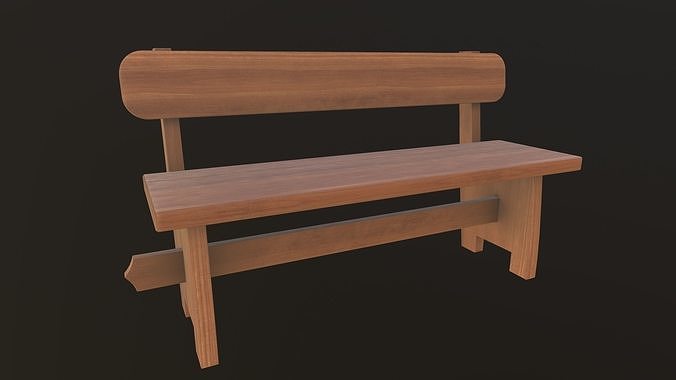 3D model Modern Bench 3D Model AR VR VR / AR / low-poly | CGTrader