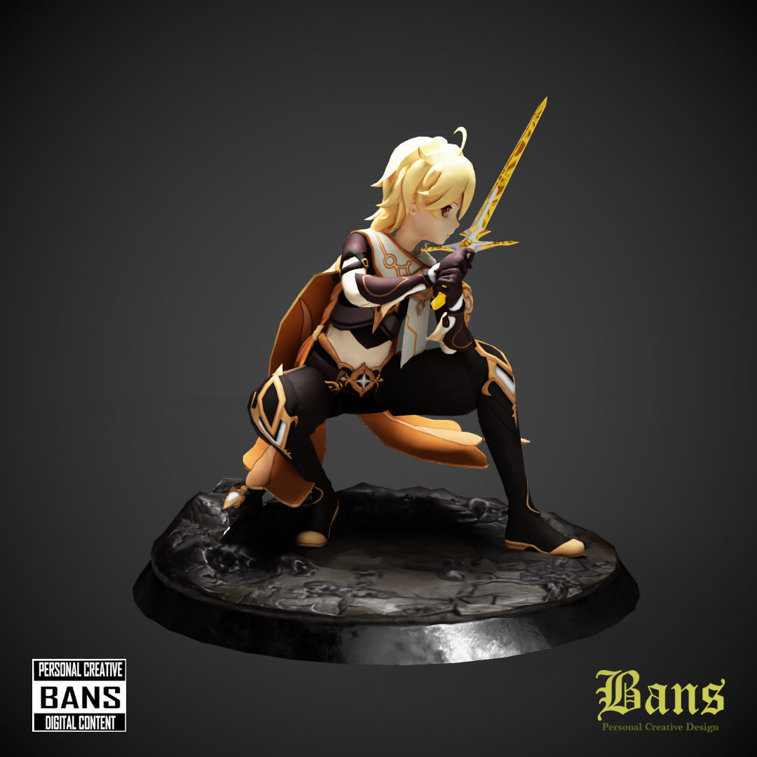 3D Print Action Figure Aether Genshin Impact 3D model 3D printable ...