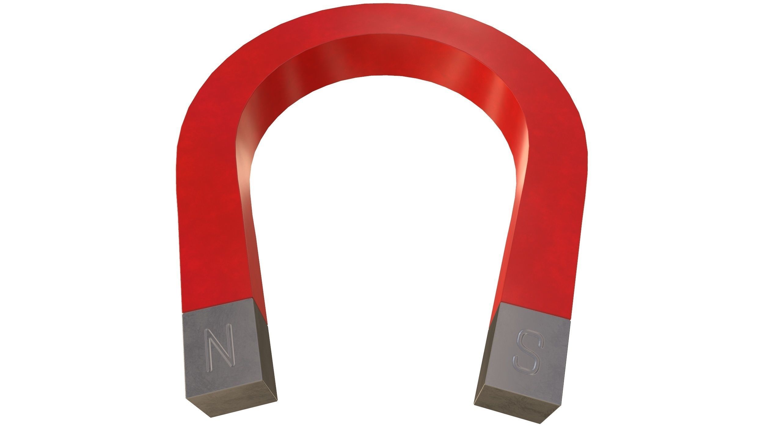 3D model Horseshoe Magnet 3D Model PBR AR VR VR / AR / low-poly | CGTrader