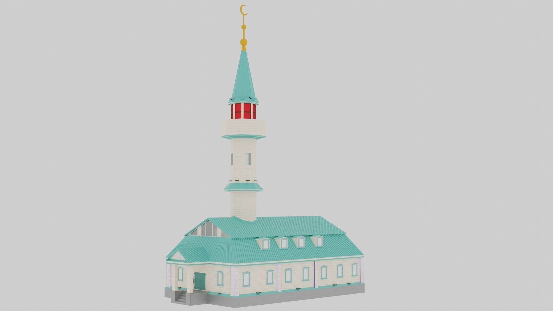 Gadel Mosque 3D model | CGTrader