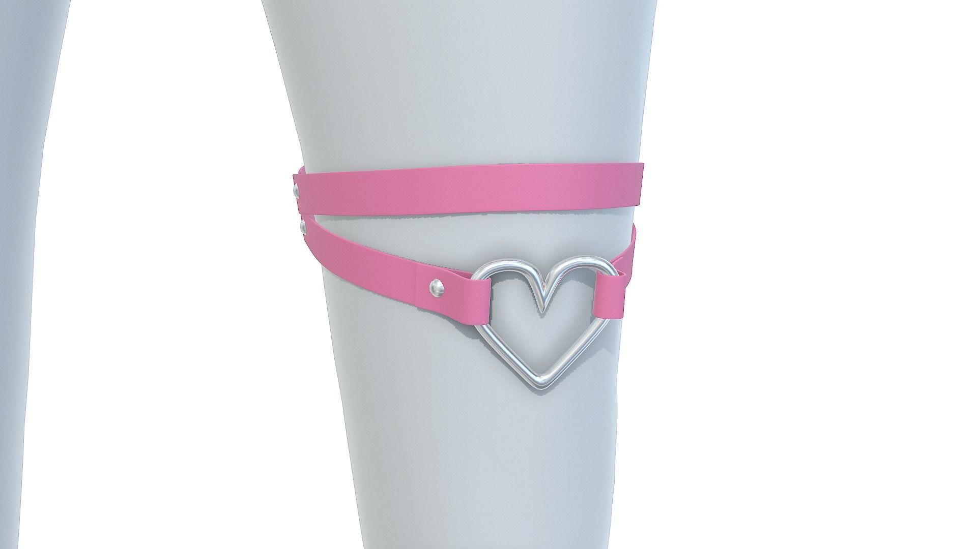 3D model Love Leather Leg Loop Garter Belt VR / AR / low-poly | CGTrader