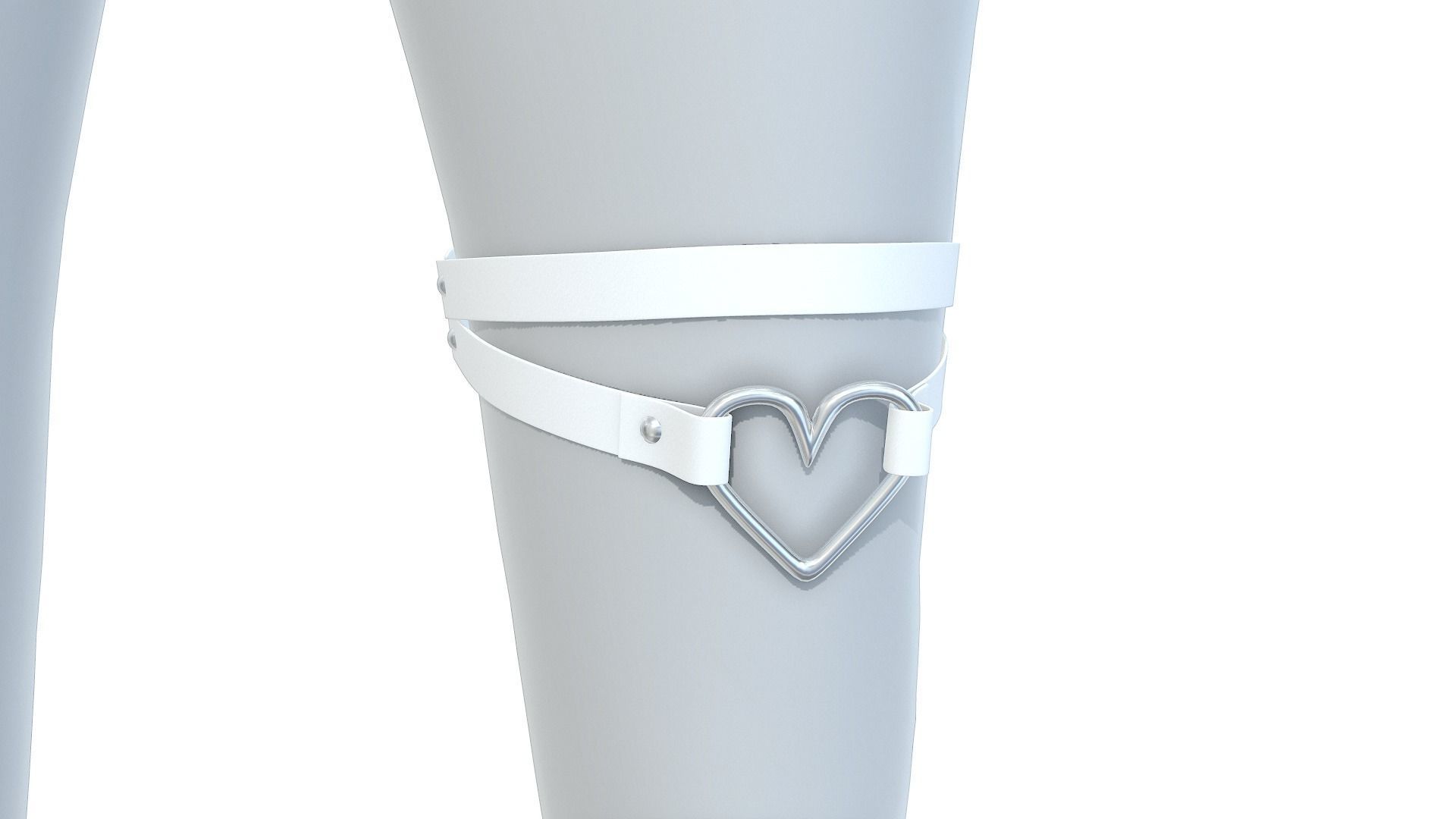 3D model Love Leather Leg Loop Garter Belt VR / AR / low-poly | CGTrader
