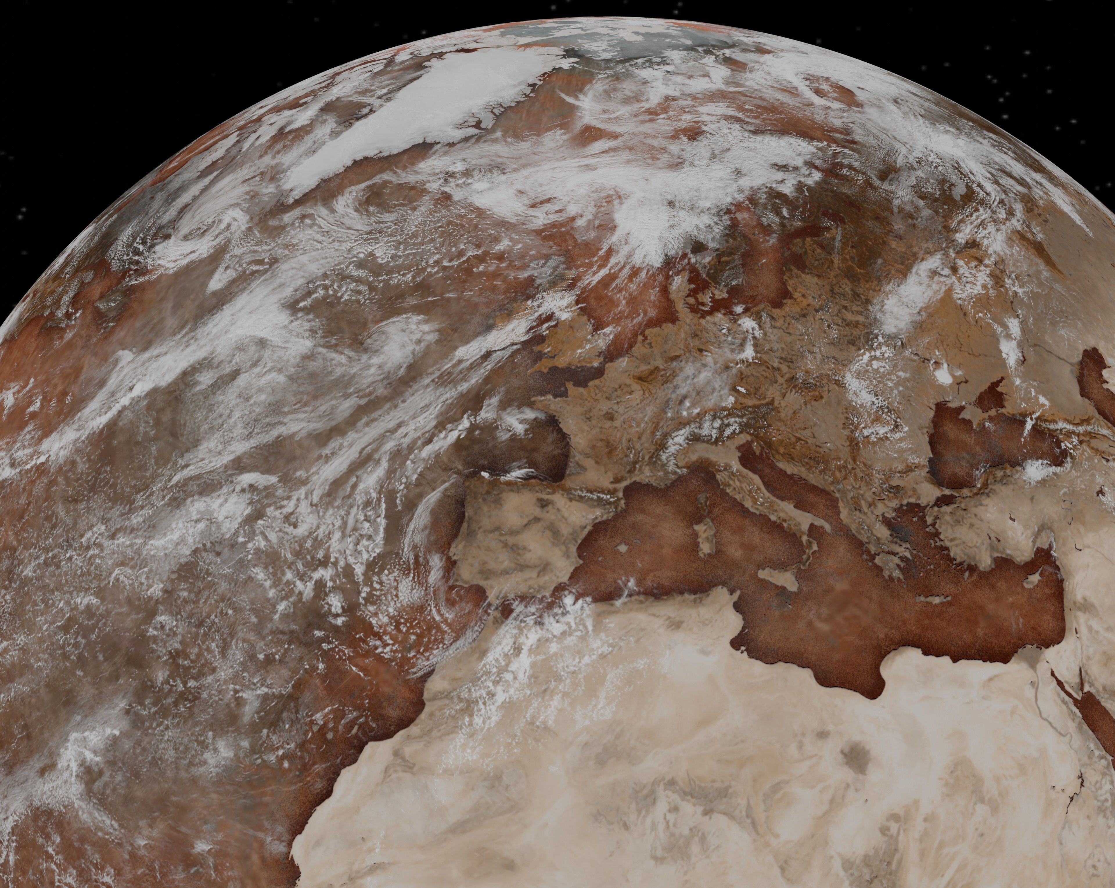 3D model Dried up planet earth VR / AR / low-poly | CGTrader