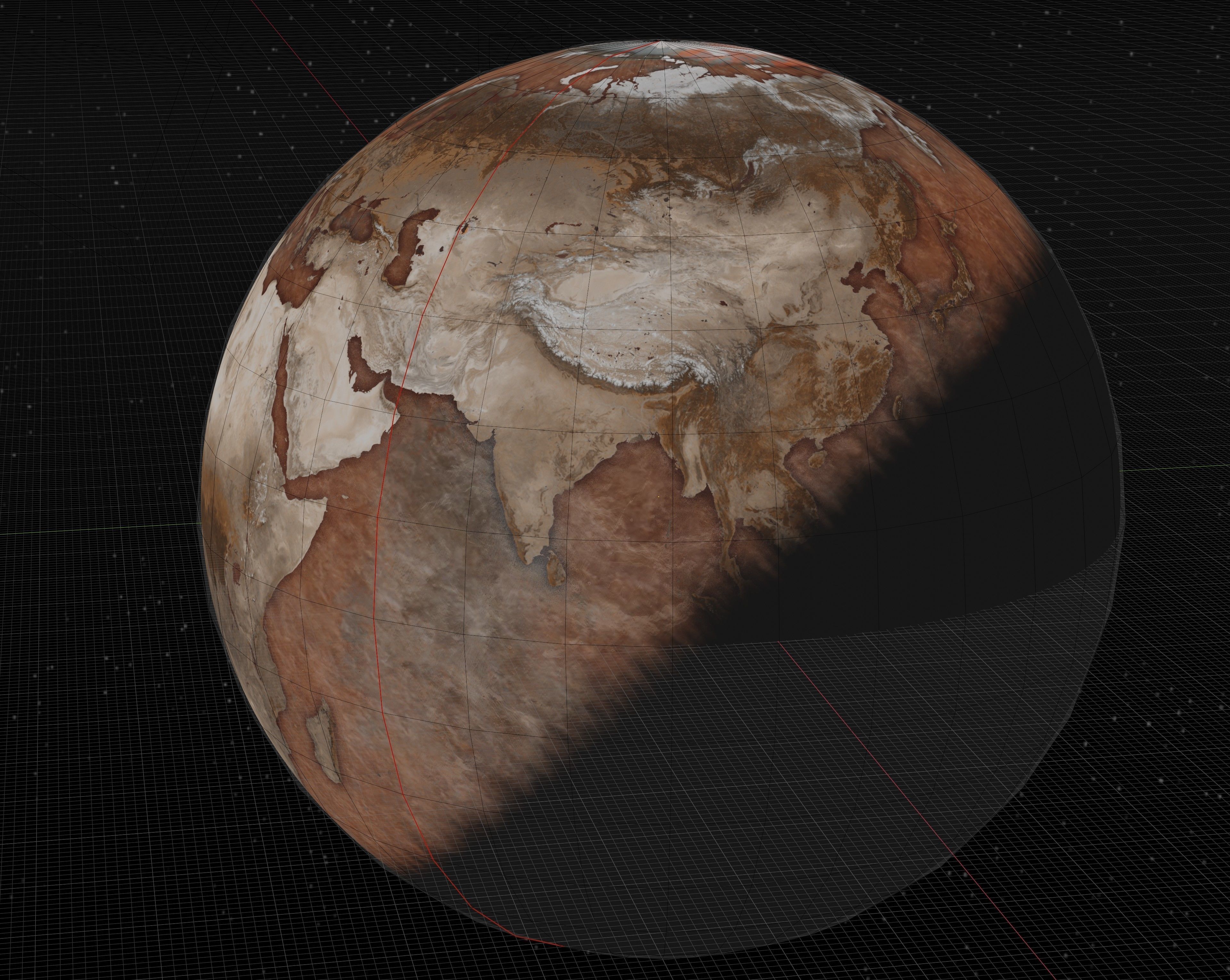 3D model Dried up planet earth VR / AR / low-poly | CGTrader